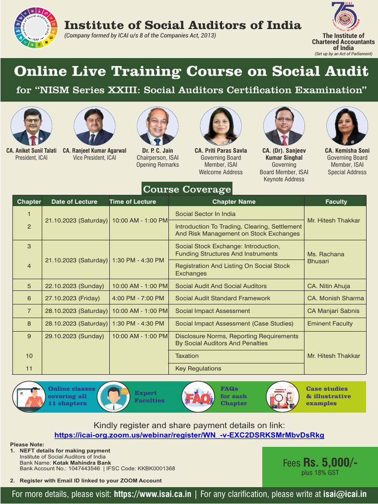 Social Audit Flyer-Final | PDF | Audit | Business Economics