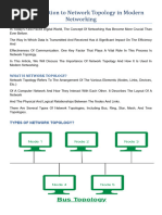 Point To Point Network Topologies | PDF | Network Topology | Computer ...