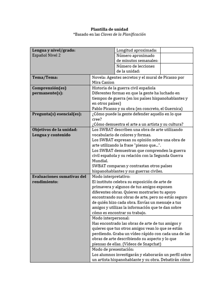 Amla 612 - Novela - Agentes Secretos y El Mural de Picasso | PDF