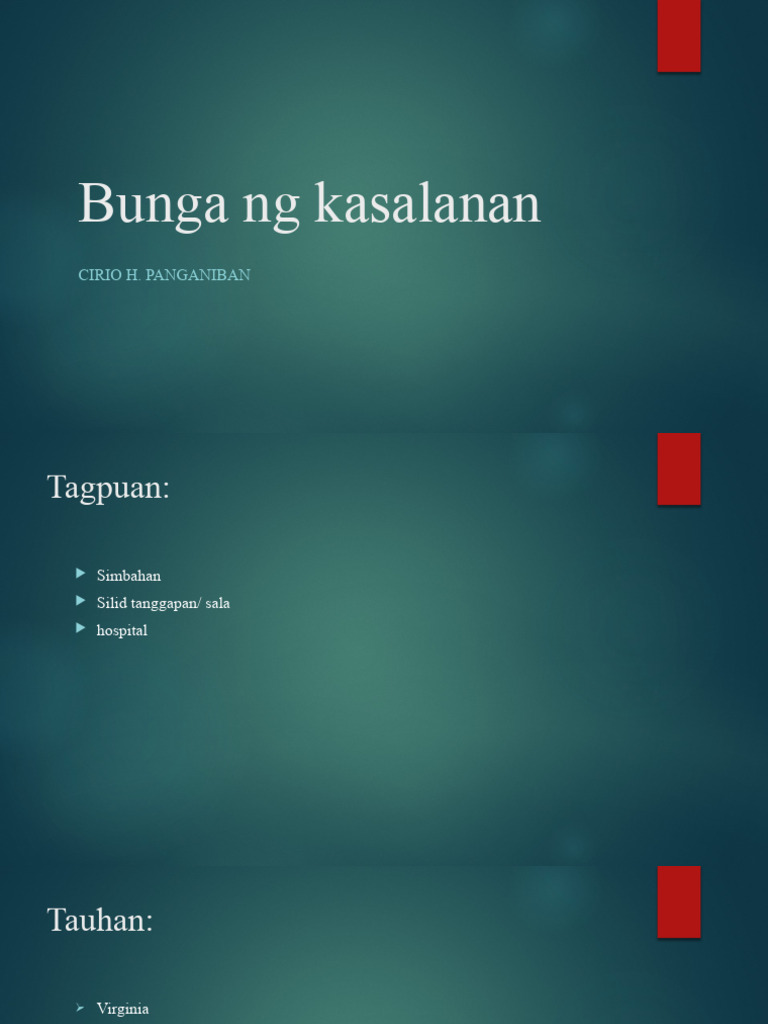 Bunga NG Kasalanan 11 Sapphire | PDF