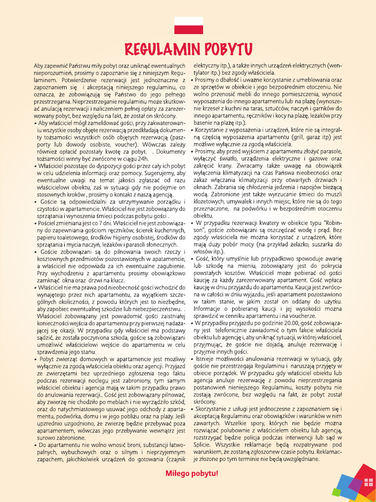 Kucni Red - Poljski | PDF