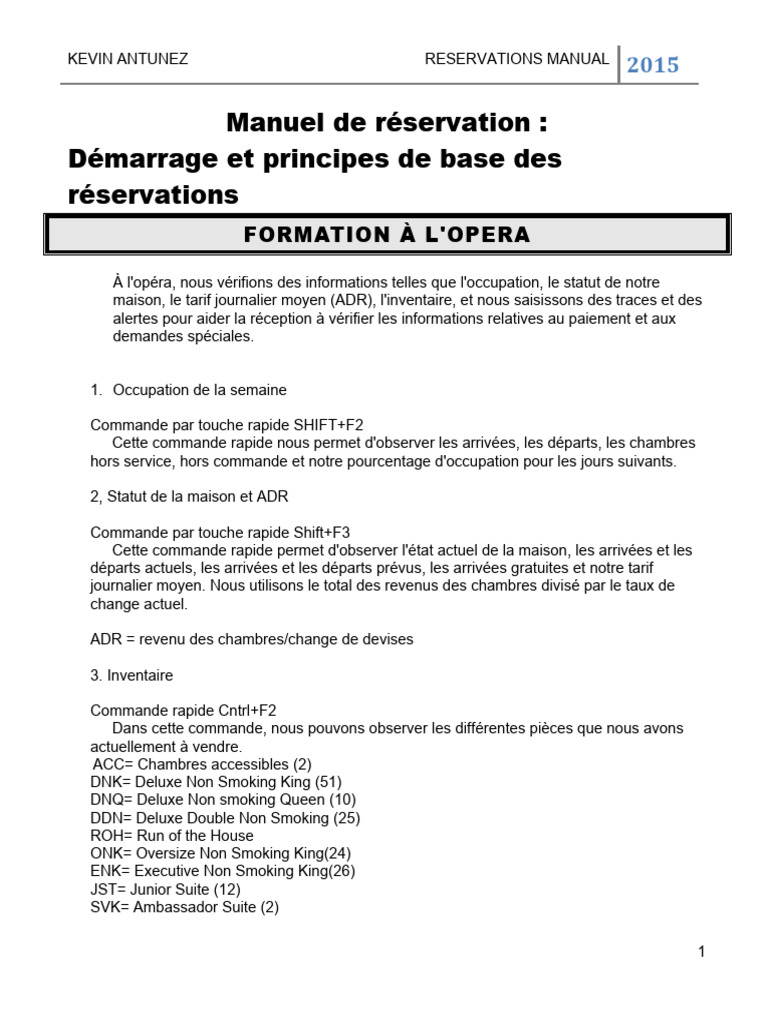 Système de réservations MARSHA 2015 | PDF | Finance et gestion ...