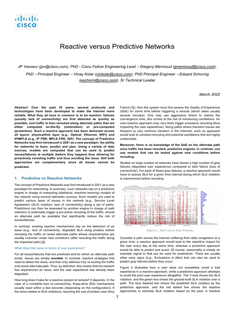 WP Predictive Reactive March 2022 mnl7yWvNDWfM13G9 | PDF | Machine Learning | Computer Network