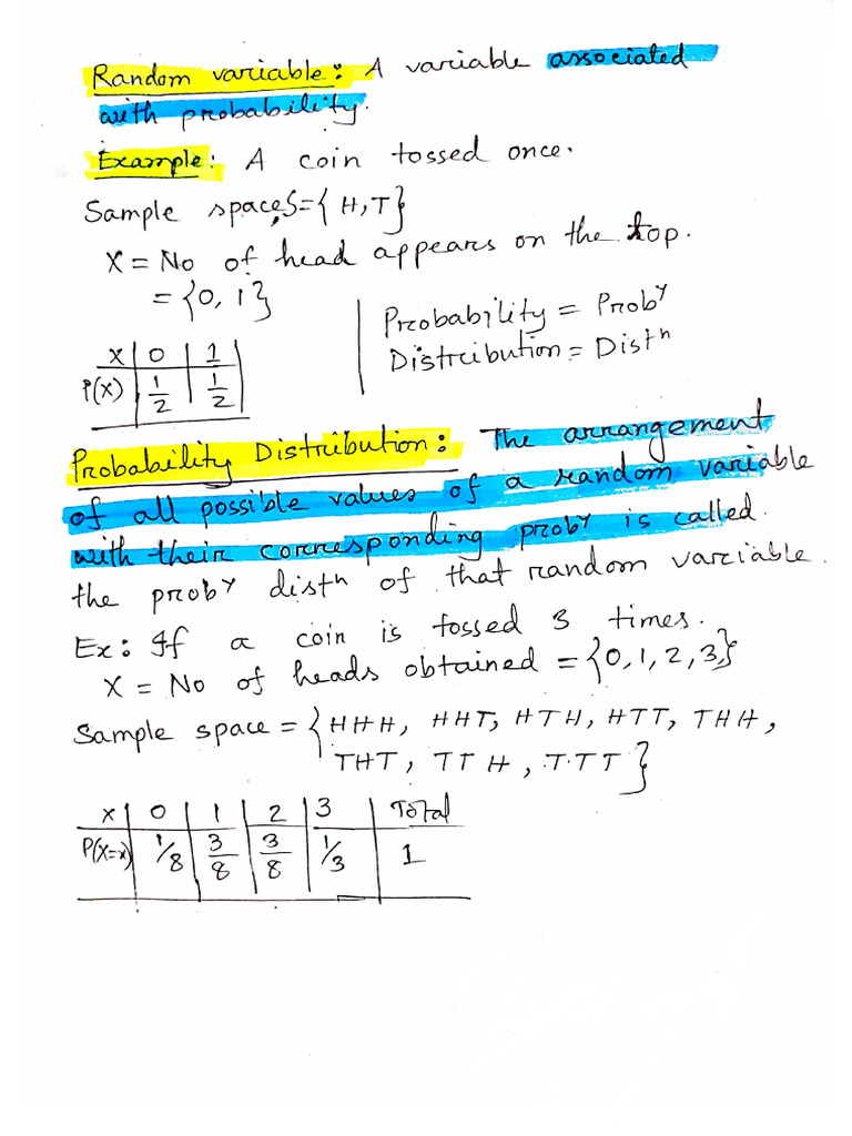 Lecture - 2 - Prob - Distribution | PDF