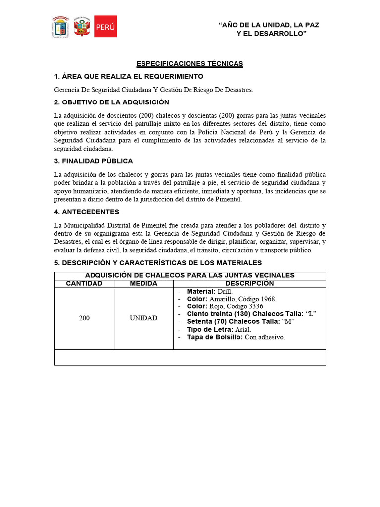 TDR - Chalecos-Junta-Vecinal | PDF | Corrupción política | Gobierno