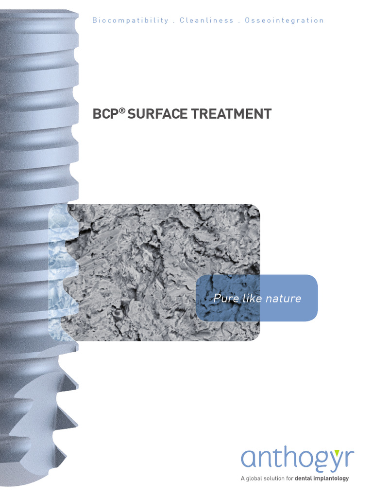 BCP Brochure | PDF | Dental Implant | Bone