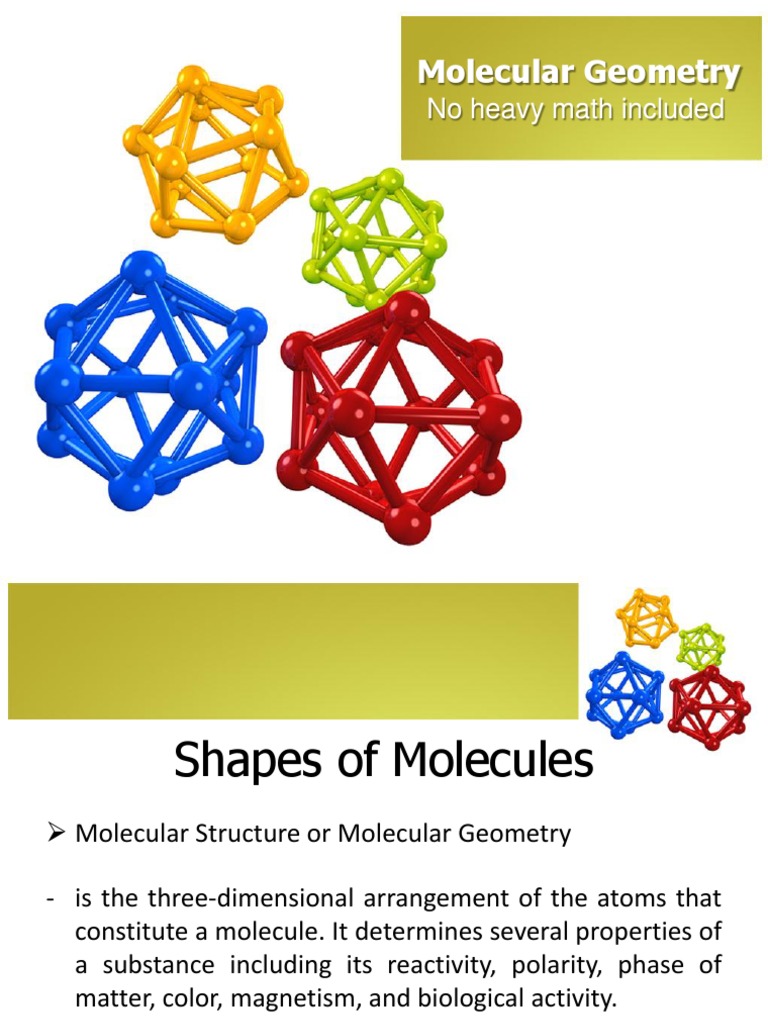 Molecular Geometry: No Heavy Math Included | PDF