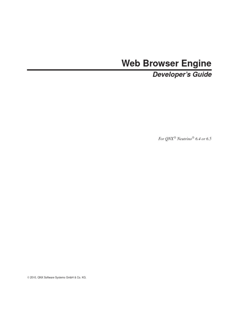 Web Browser Engine | PDF | World Wide Web | Internet & Web