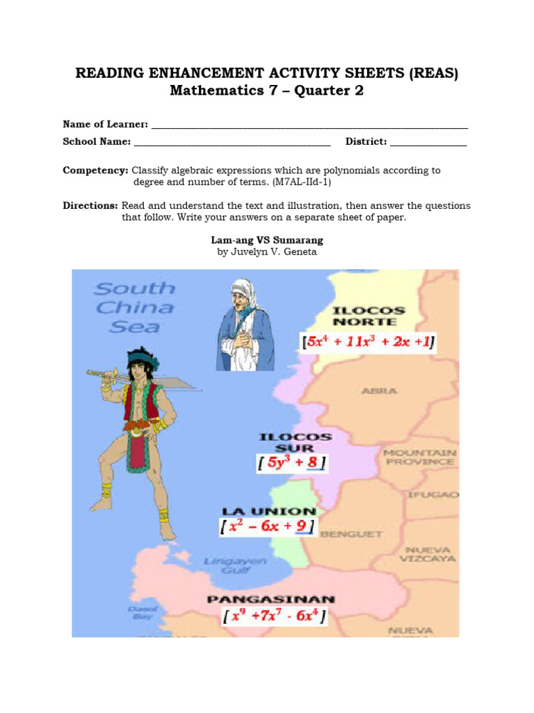 Reas Math 7 Q2a - J.geneta | PDF