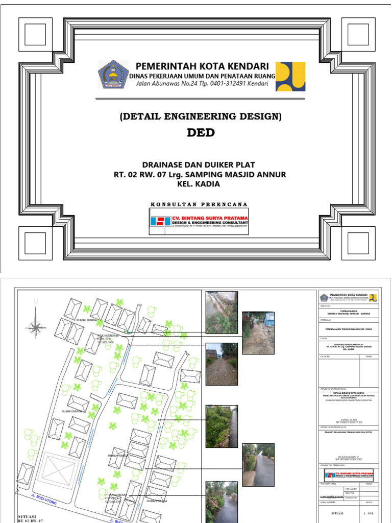 Ded Drainase Dan Duiker Plat Rt. 02 Rw. 07 | PDF