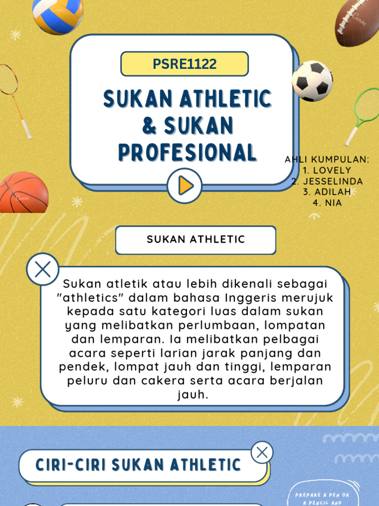 Sukan Athletic Dan Sukan Professional | PDF