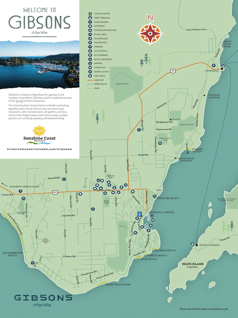Gibsons BC Map | PDF | Recreation | Transport
