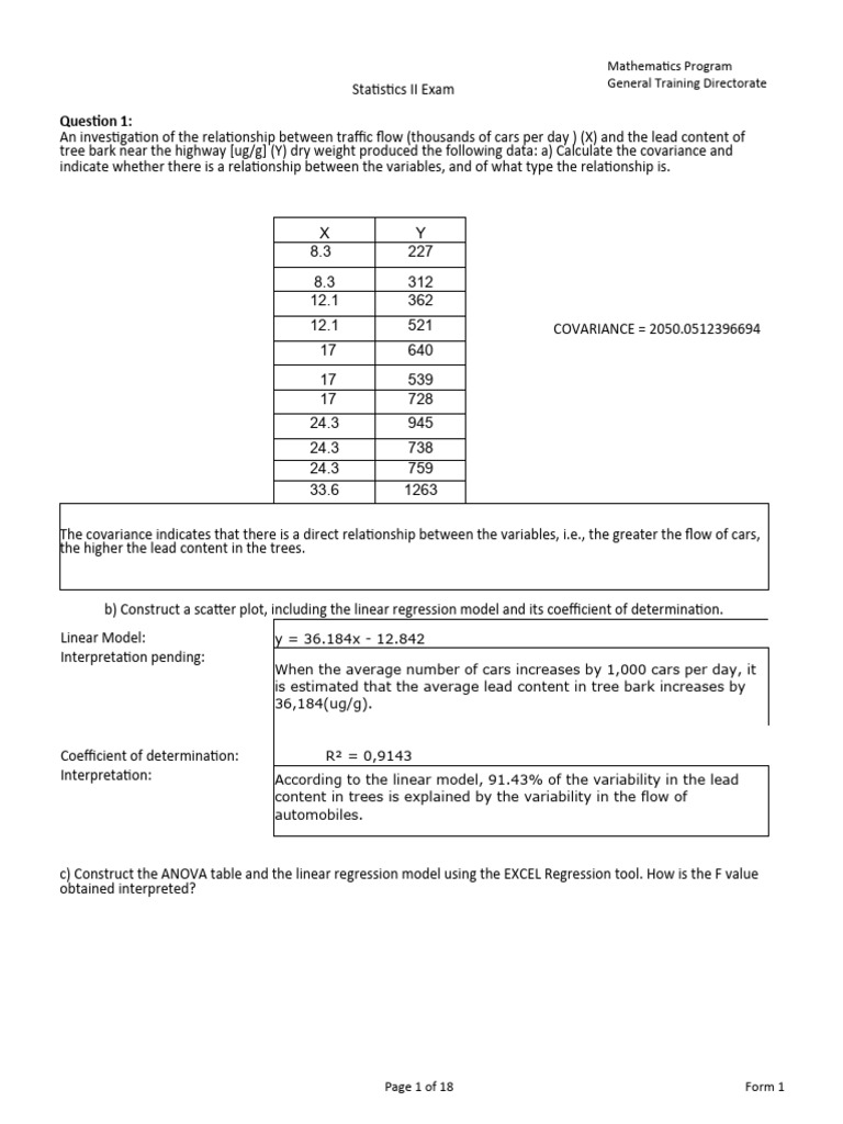 Laboratory 08 Linear Regression Models Solution | PDF | Coefficient Of Determination | Errors ...