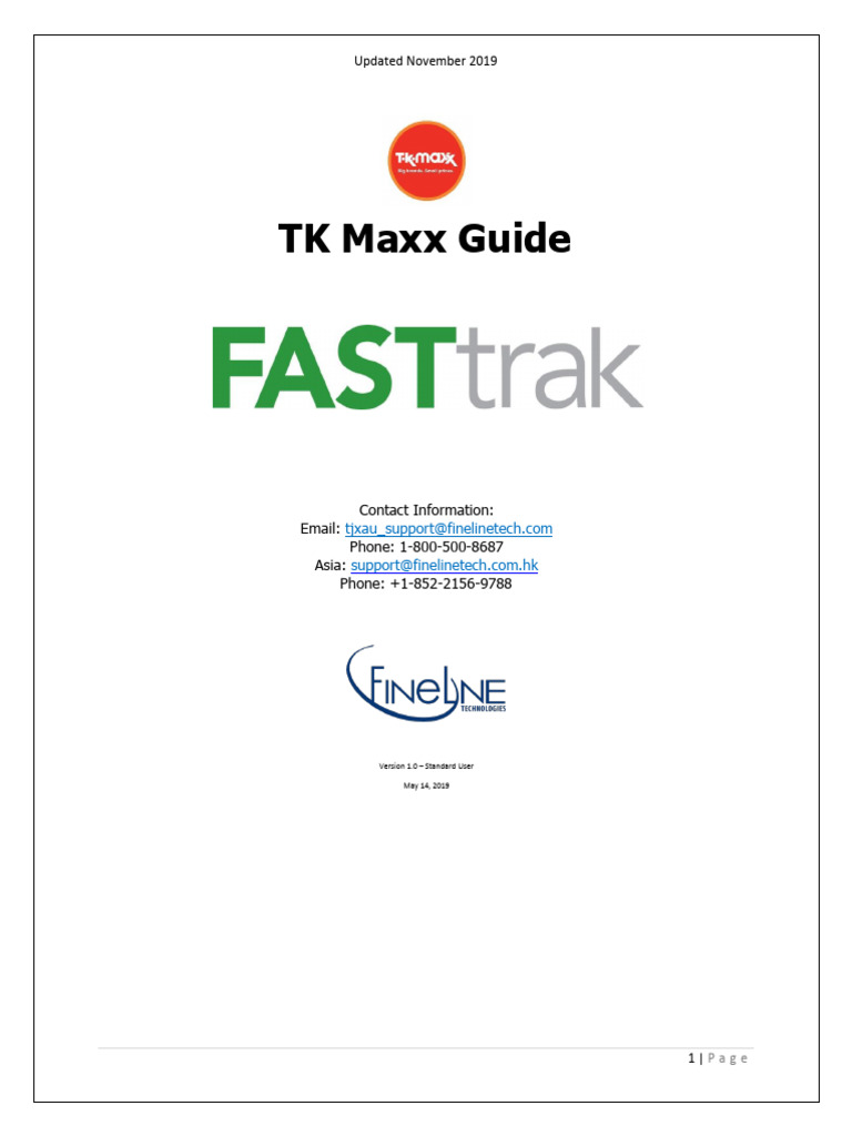 TK Maxx Guide | PDF | Computing | Software