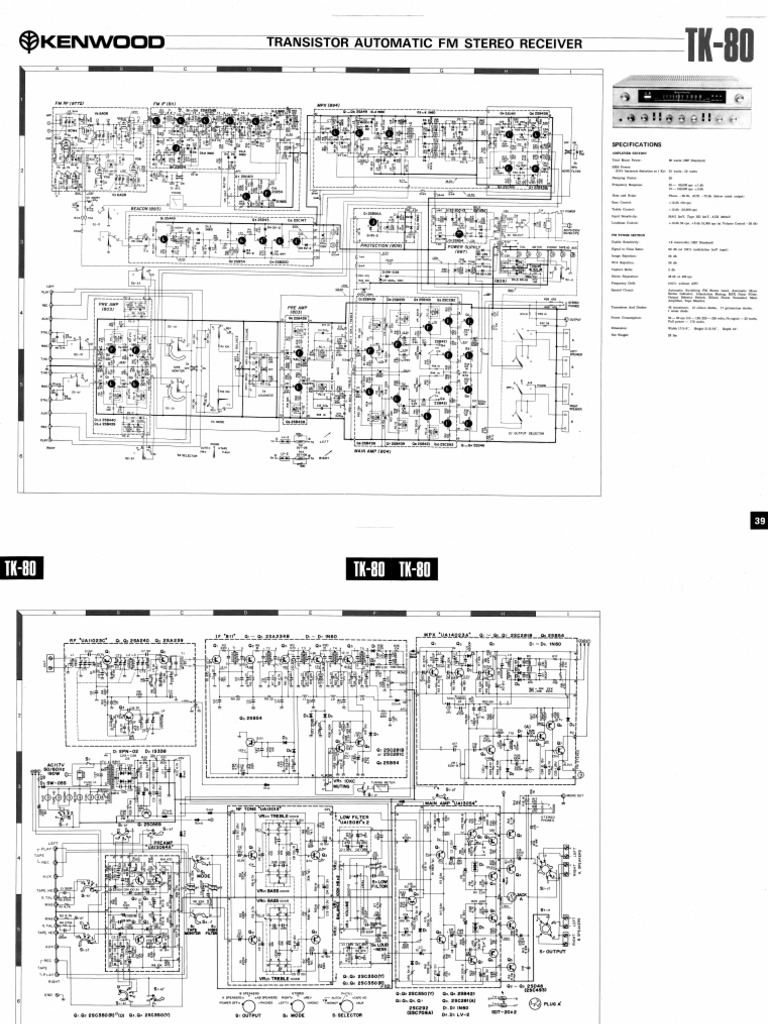 Kenwood tk-80 Schematic | PDF