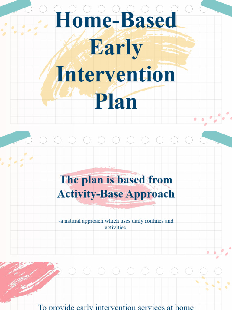 Home Based Early Intervention Plan | PDF
