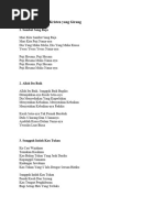 Lirik Lagu Rohani "Sungai Sukacita" | PDF