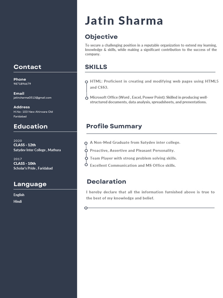 Jatin Resume | PDF