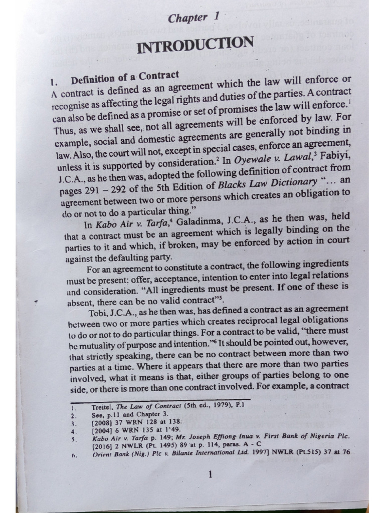 Sagay Nigerian Law of Contract | PDF