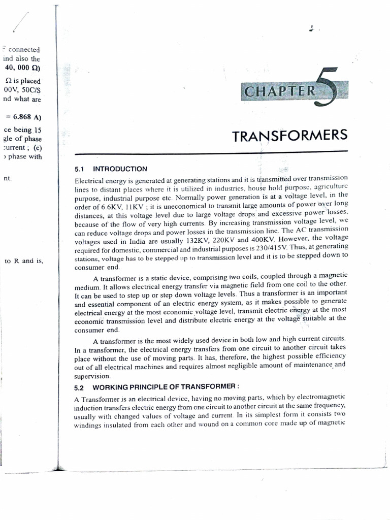 Transformer Operating Principles Explained | PDF