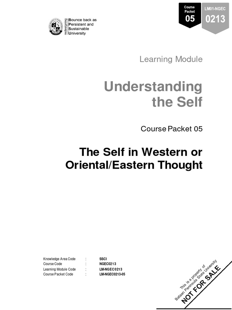 UTS Packet 5 - Western and Eastern Thoughts | PDF | Noble Eightfold Path | Ātman (Hinduism)