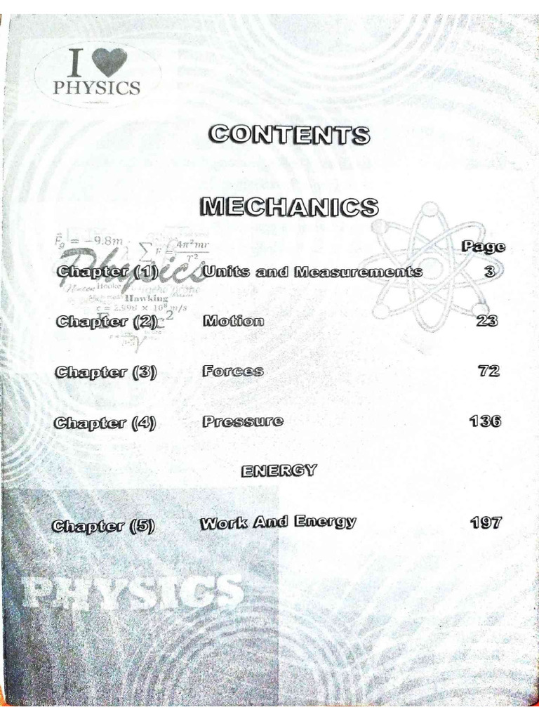 Grade (10) -Physics အထူးထုတ် - 1 | PDF