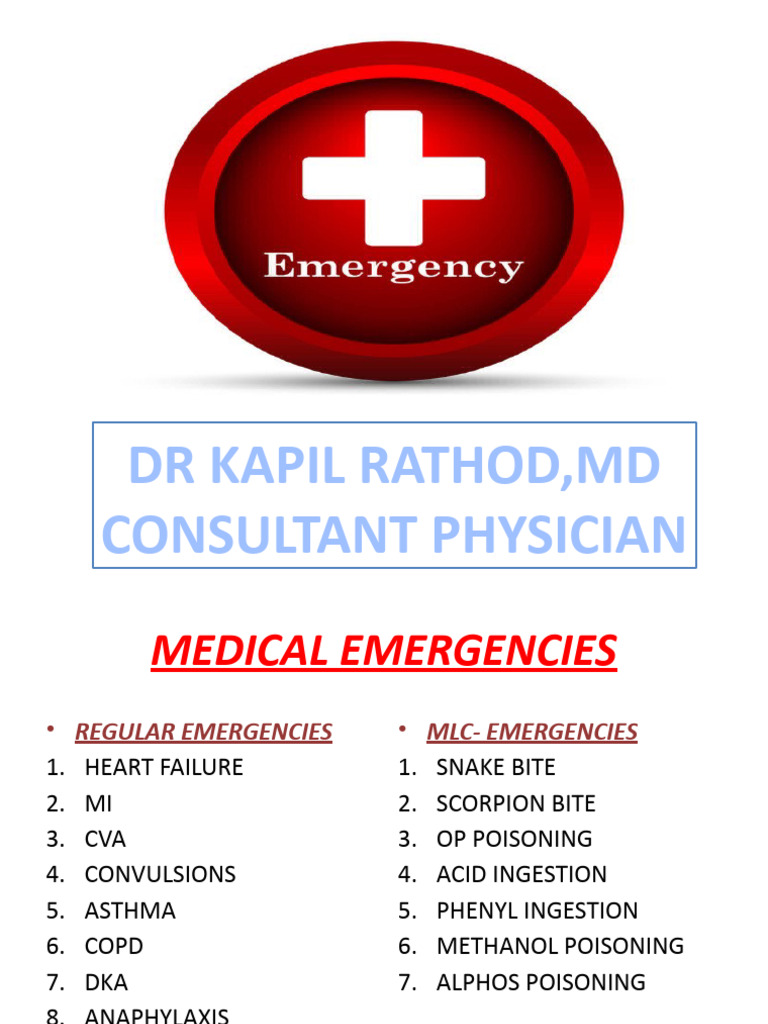 Emergency Ppt Pdf