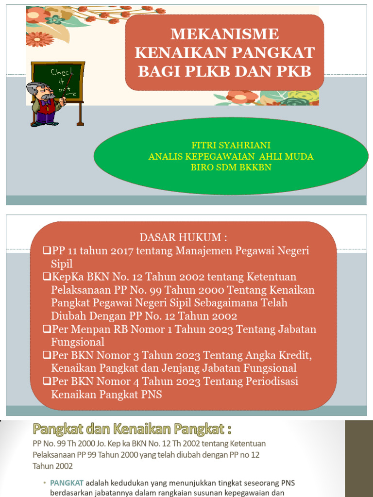 Materi KP Bagi PKB Dan PLKB 3 Okt | PDF