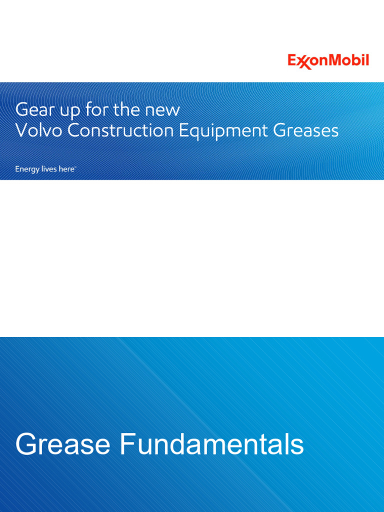Volvo Grease Product Overview | PDF