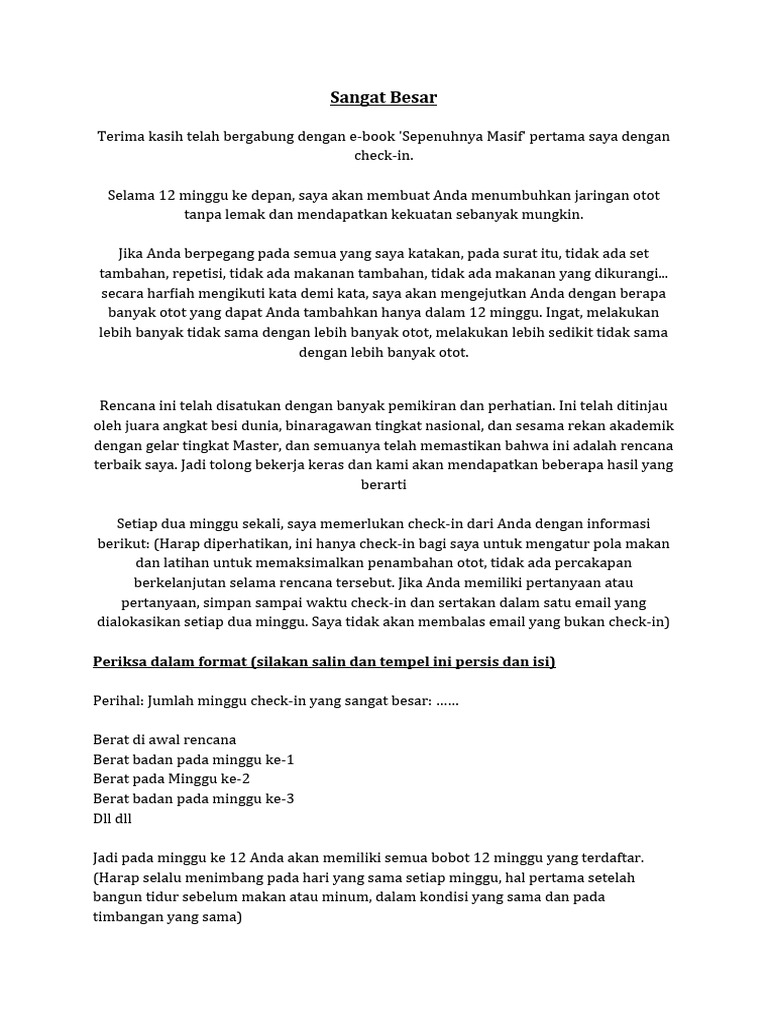 Dilatih Oleh JP (Jordan Peters) Completely - Massive | PDF