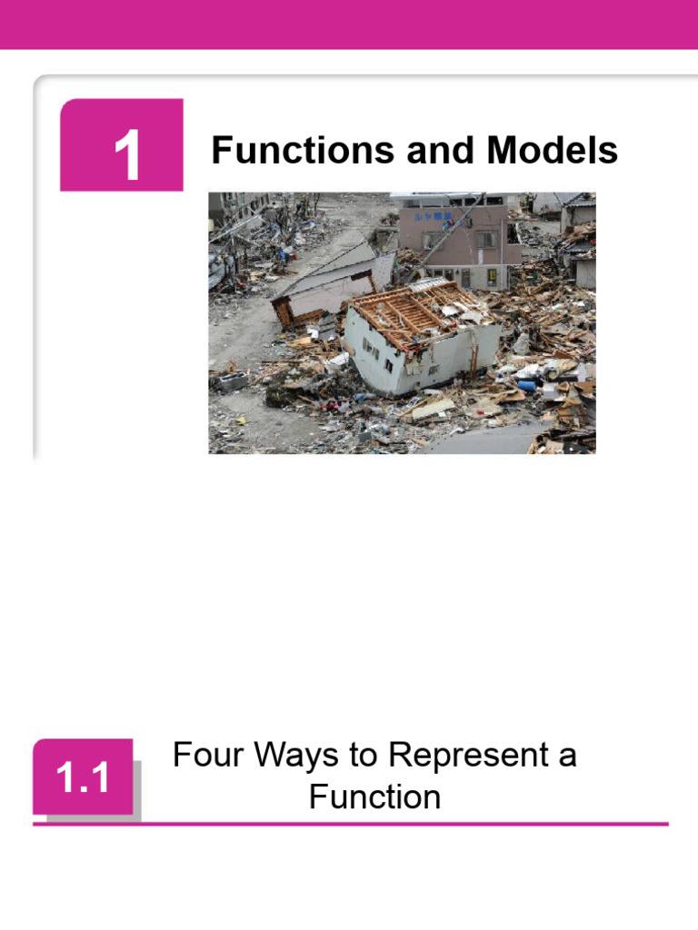 1.1 Four Ways How To Represent A Function | PDF