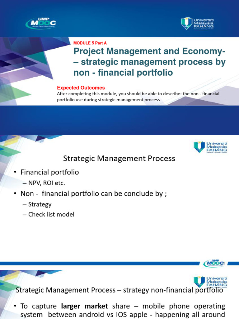 Module 5a Nonfinancial Portf Update 2020 | PDF