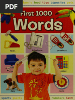 My First 1,000 Words Book | PDF | Vocabulary