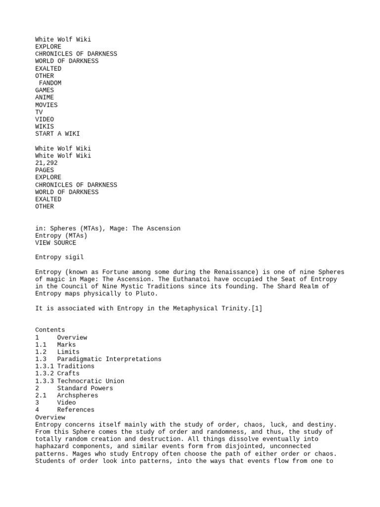 Entrophy | PDF | Karma