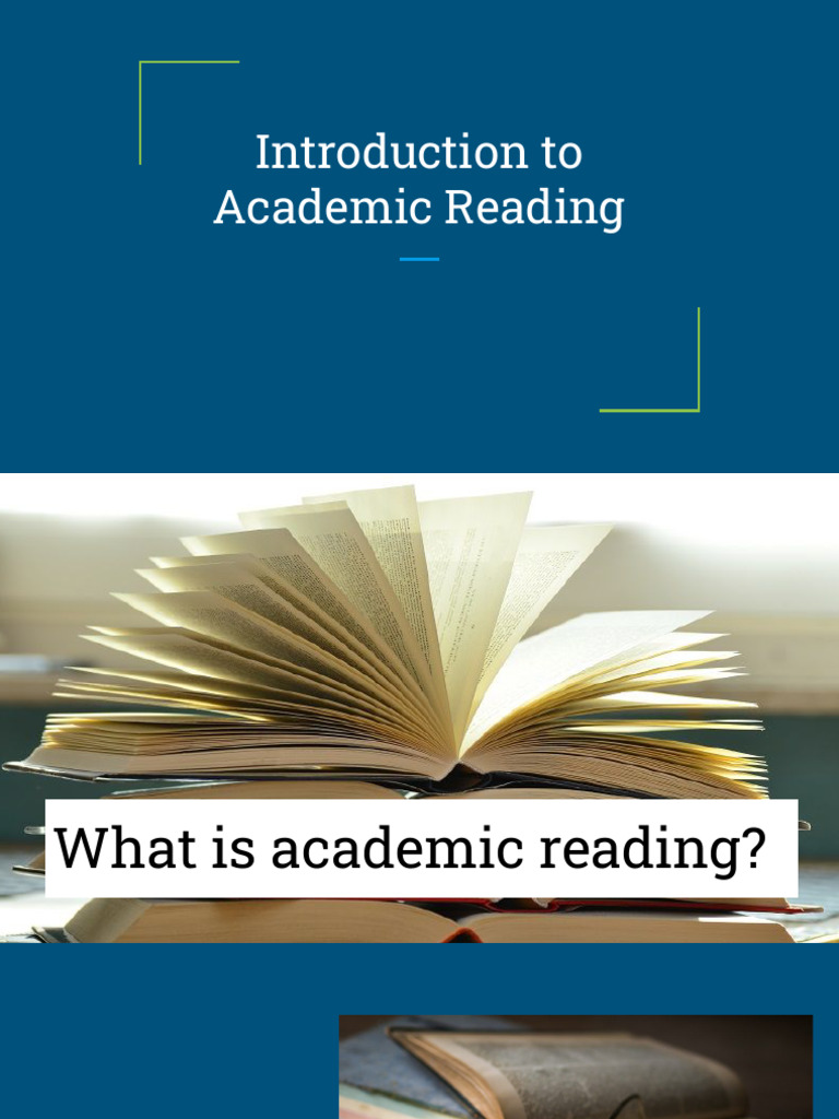 Introduction To Academic Reading | PDF