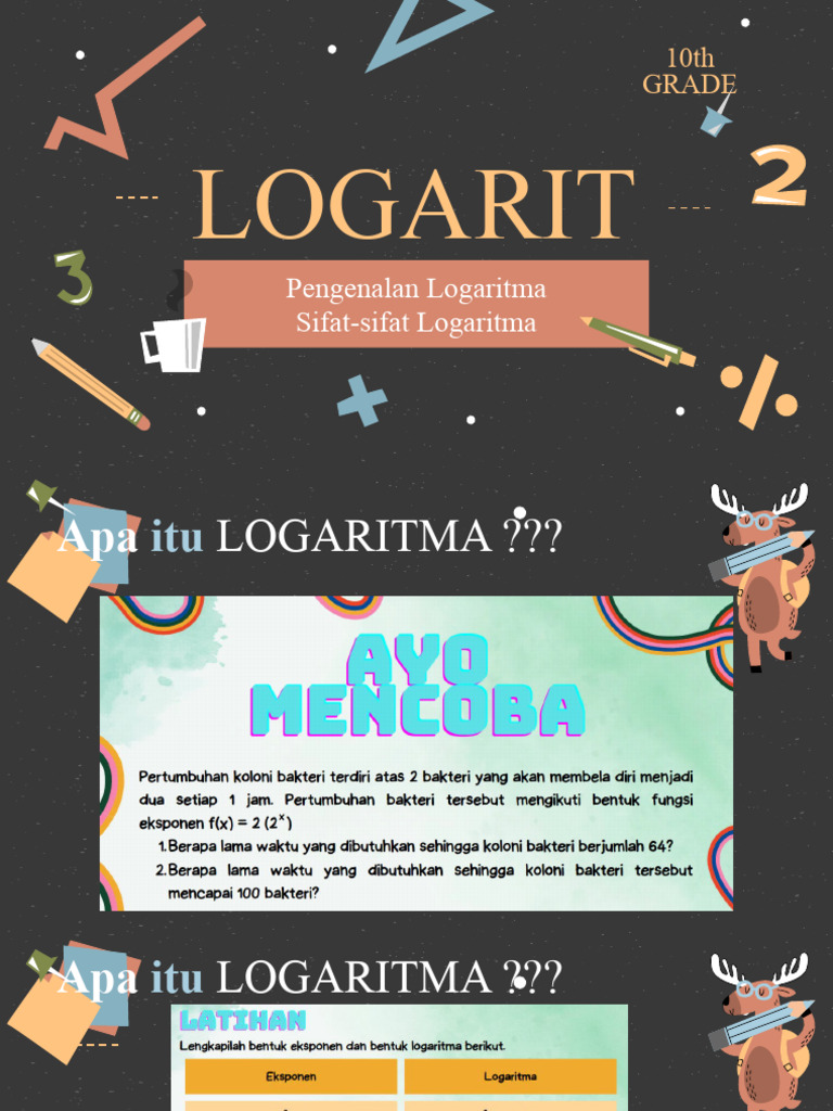 Pengenalan Dan Sifat Sifat Logaritma Pdf