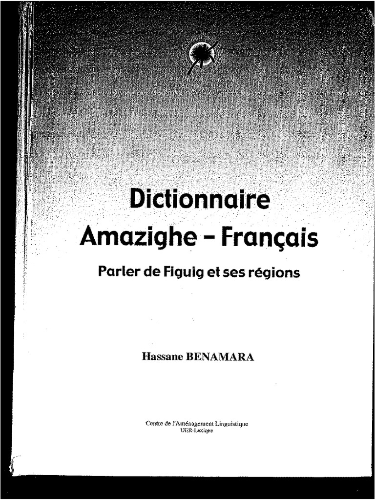 (Série lexiques_ num. 11) Hassane Benamara - Dictionnaire amazighe ...