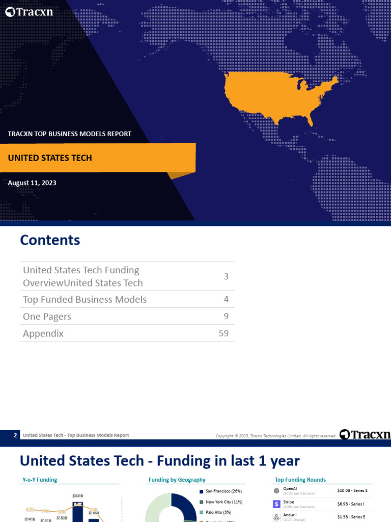 Top Business Models in United States Tech - 11 Aug 2023 | PDF