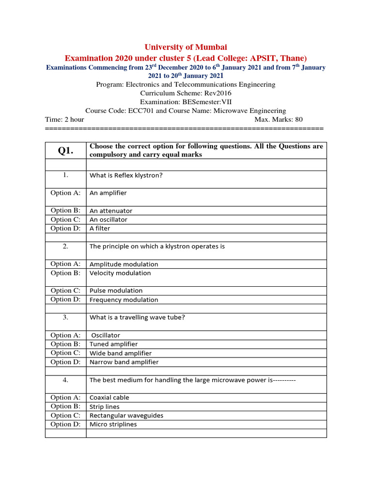 3.19 ME University QP 2020-21 | PDF