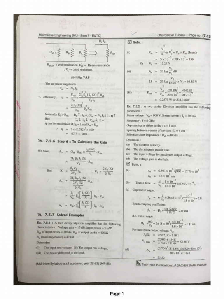 Microwave Tubes | PDF