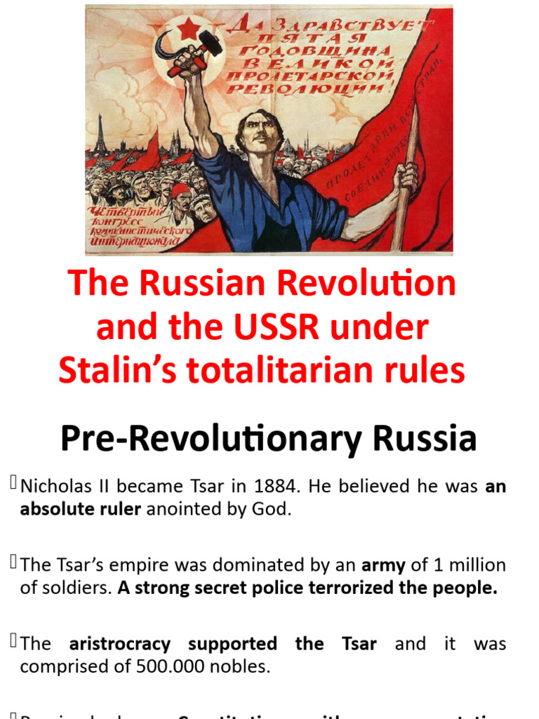 The Russian Revolution | PDF | Communism | Vladimir Lenin