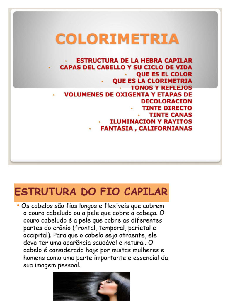 Estrutura e Ciclo do Fio Capilar | PDF