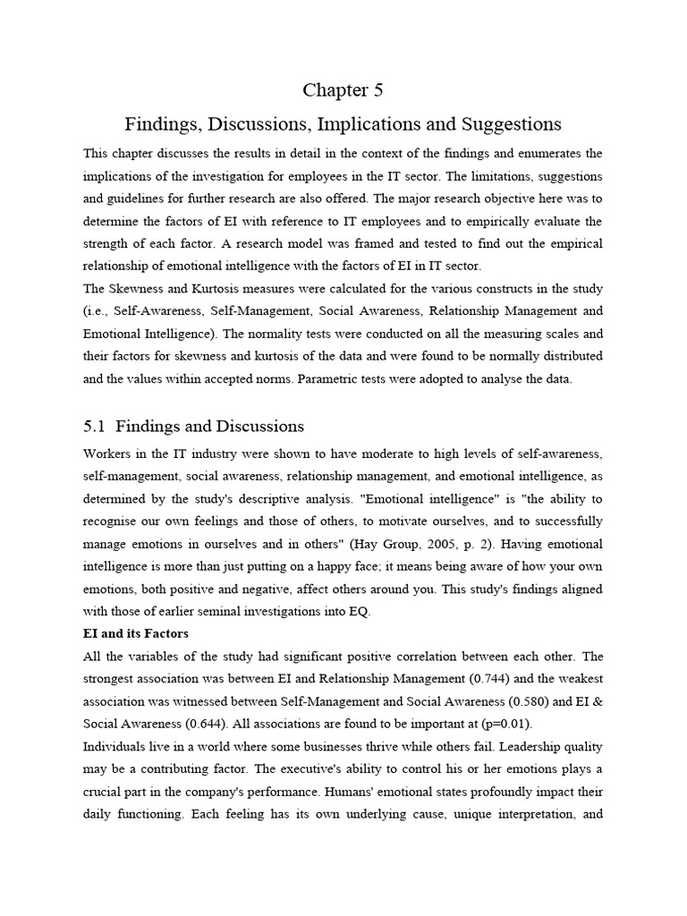Chapter 5 - Findings, Suggestions and Conclusion - Revised | PDF ...