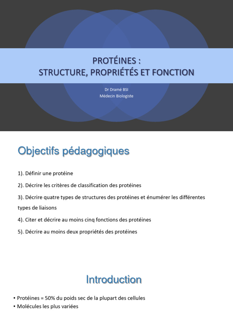 10-Proteines Structures Fonctions | PDF