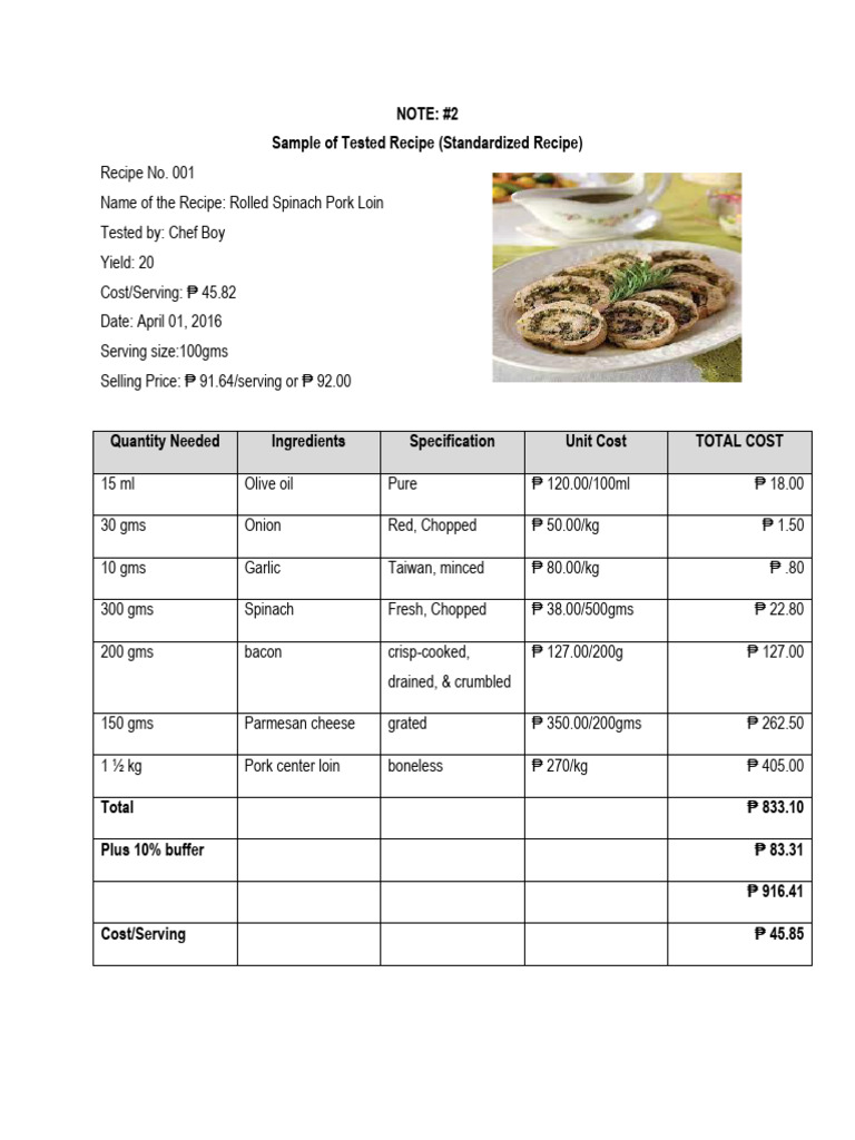 NOTE2 | PDF | Prices | Cost