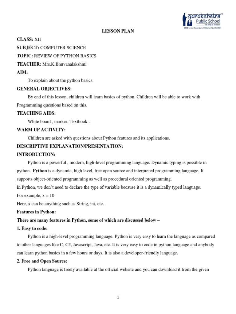 Python Programming Fundamentals Pdf Python Programming Language