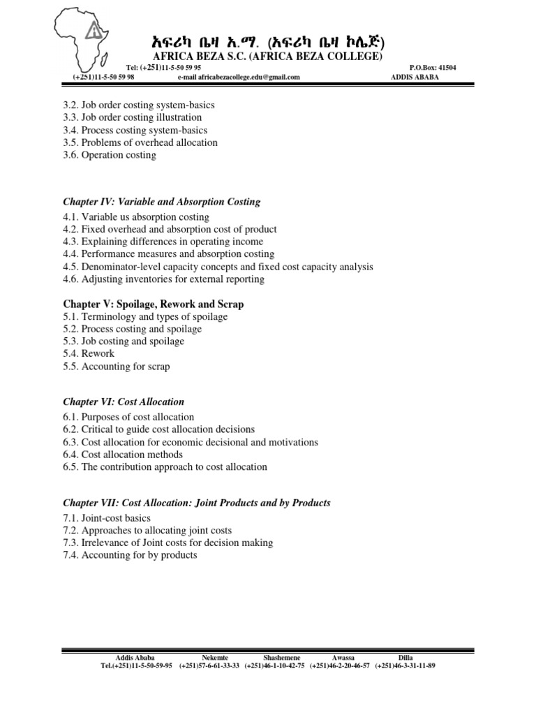 Selected Course Outline - 2 | PDF