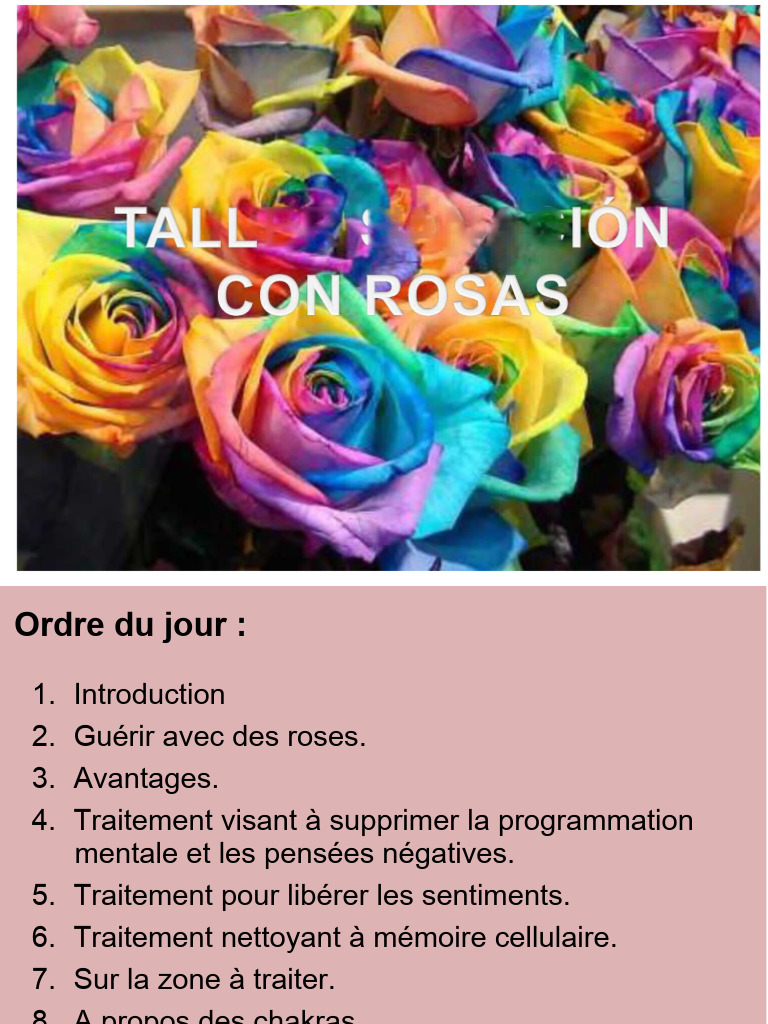 Atelier Guérison Avec Les Roses | PDF | Dépression (psychiatrie) | Médecine clinique