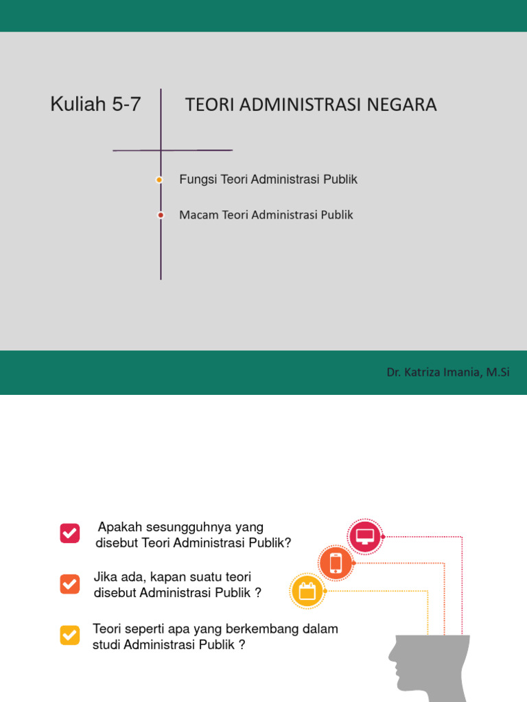 PIAP (5) Teori Administrasi Publik | PDF