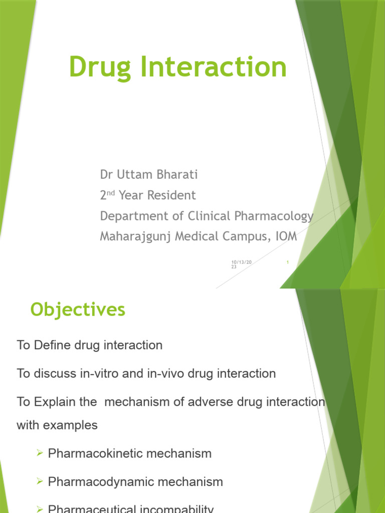 Drug Interactions | PDF | Cytochrome P450 | Pharmacokinetics
